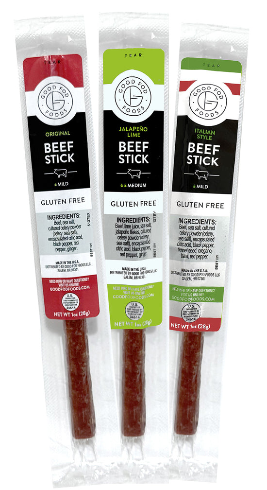 Variety Pack Trial Size of Meat Sticks 2 of Each Flavor (6ct) – Good ...